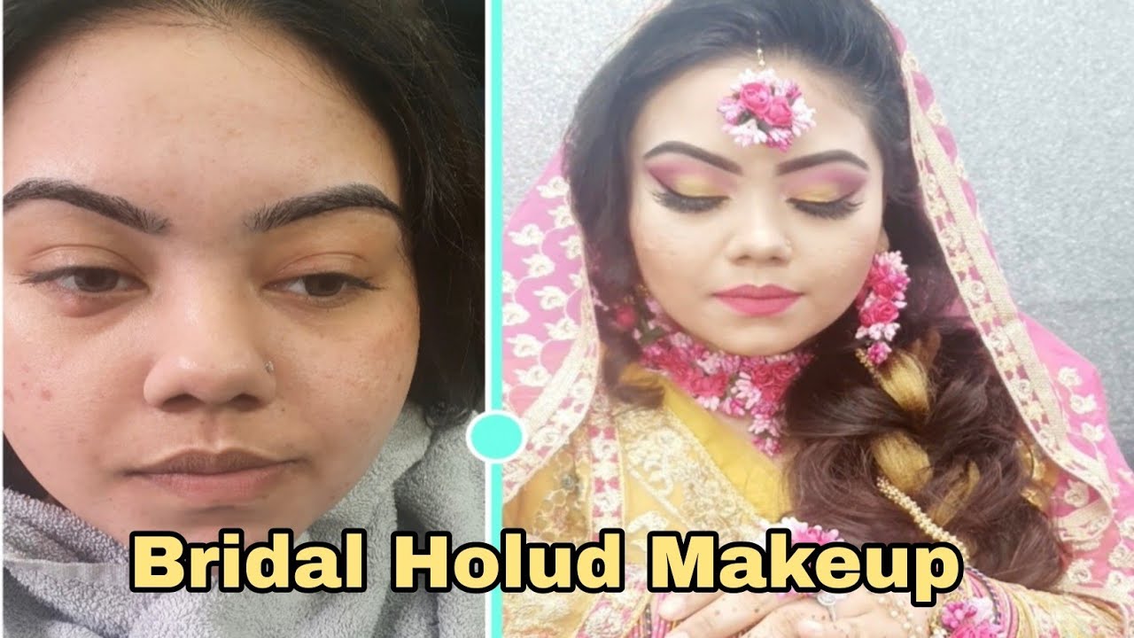 Bride Holud Look || How to do Holud makeup || - YouTube