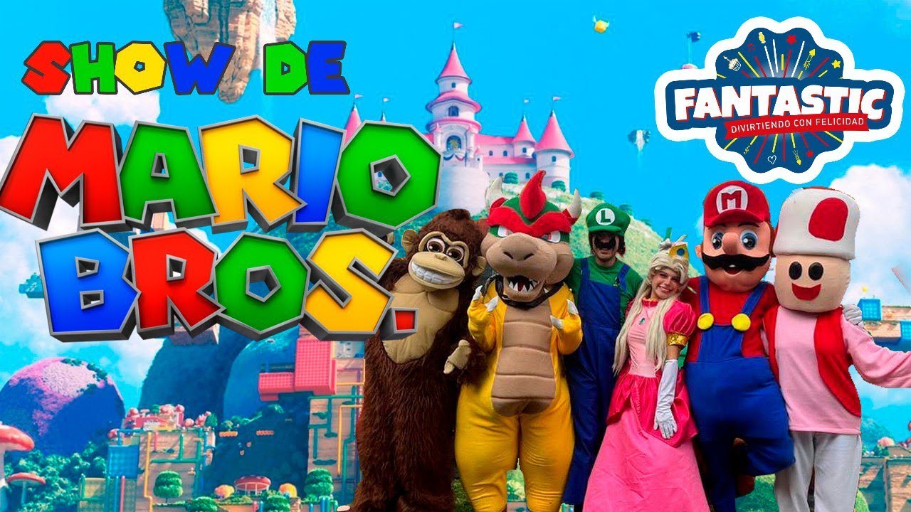 Super Mario Bros Live Show en FANTASTIC - YouTube