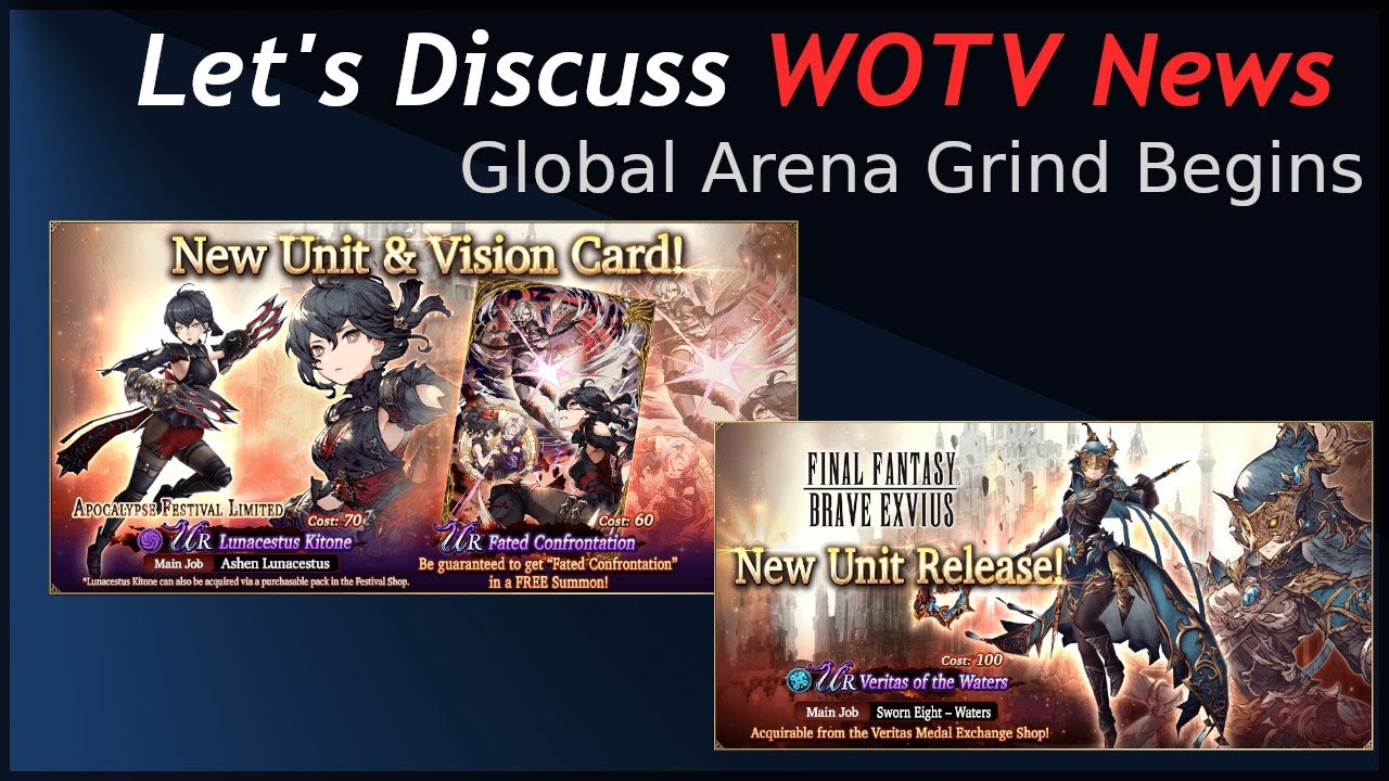 Let's Discuss WOTV News: Global Unlocks Arena Grind And New Key-to-nay ...