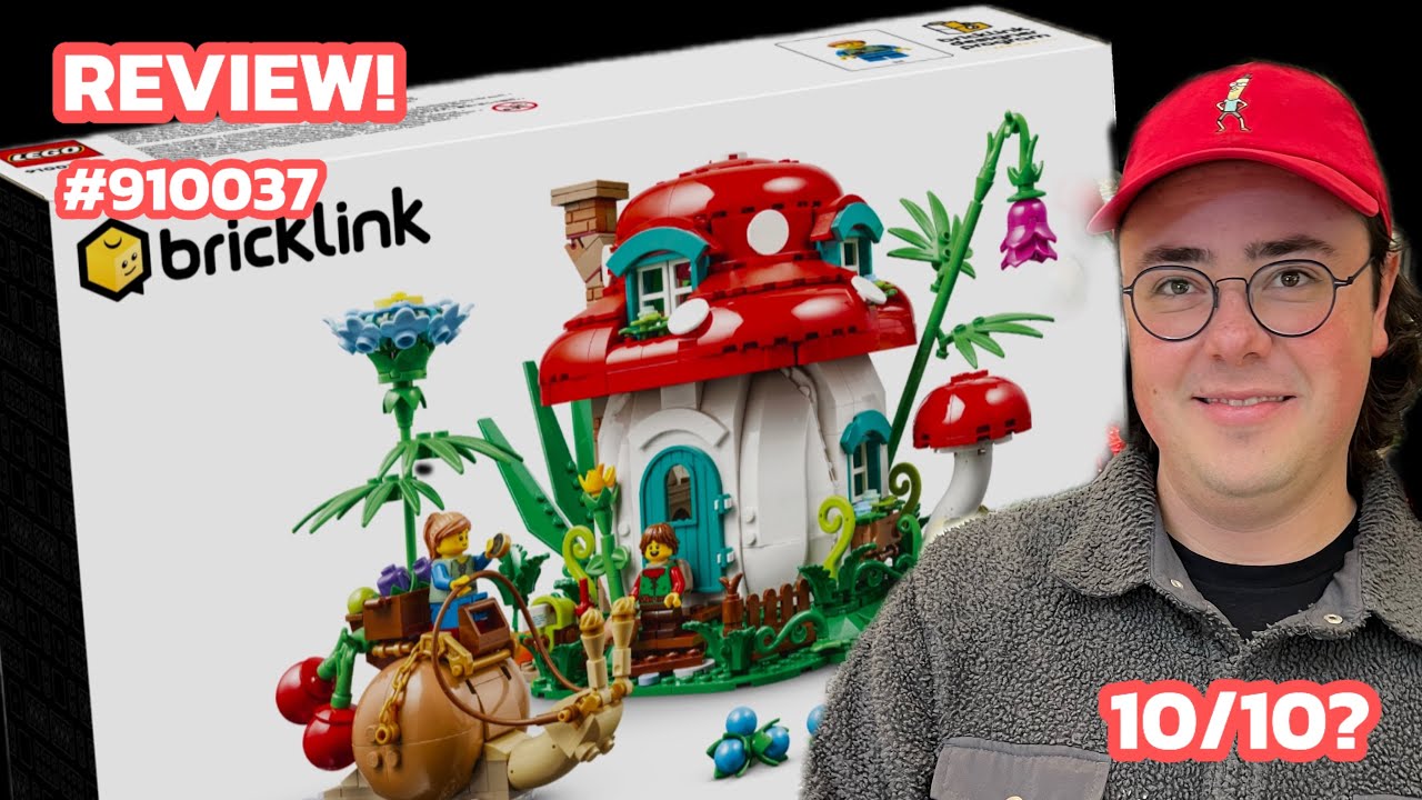 Lego Mushroom House Set Review | #910037 | Best Bricklink Designer ...