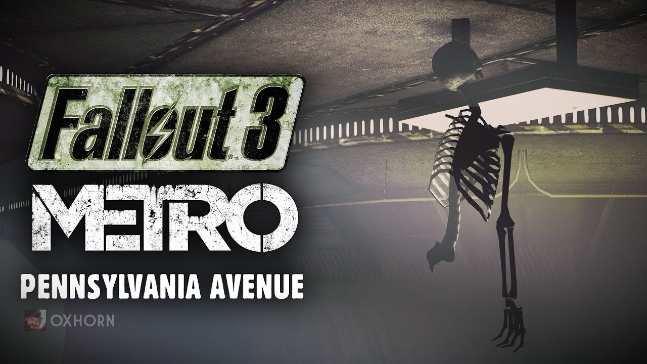 Fallout 3 Metro 10: Pennsylvania Avenue & The White House - YouTube