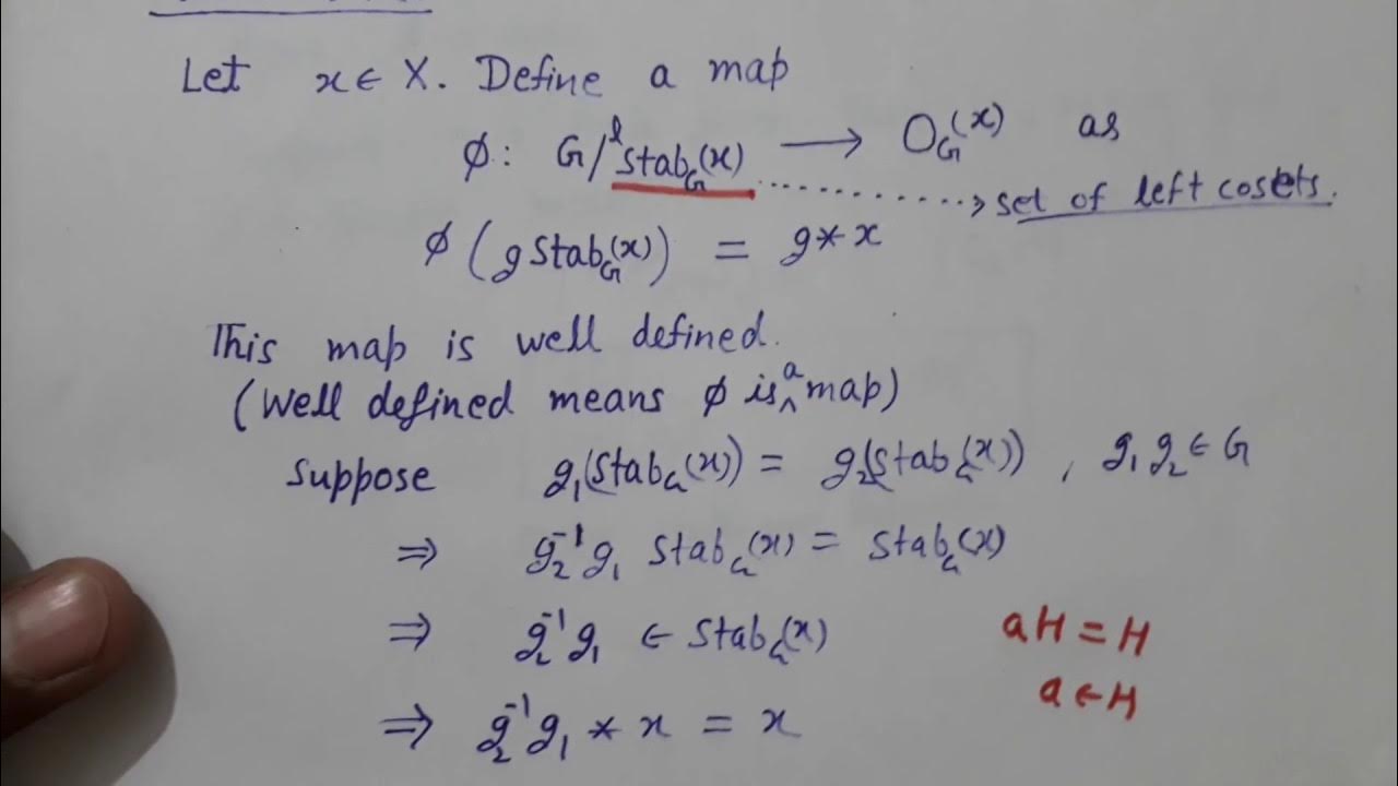 Group Action 4 || Fixed Point set-Orbit; Orbit- Stabilizer Theorem ...