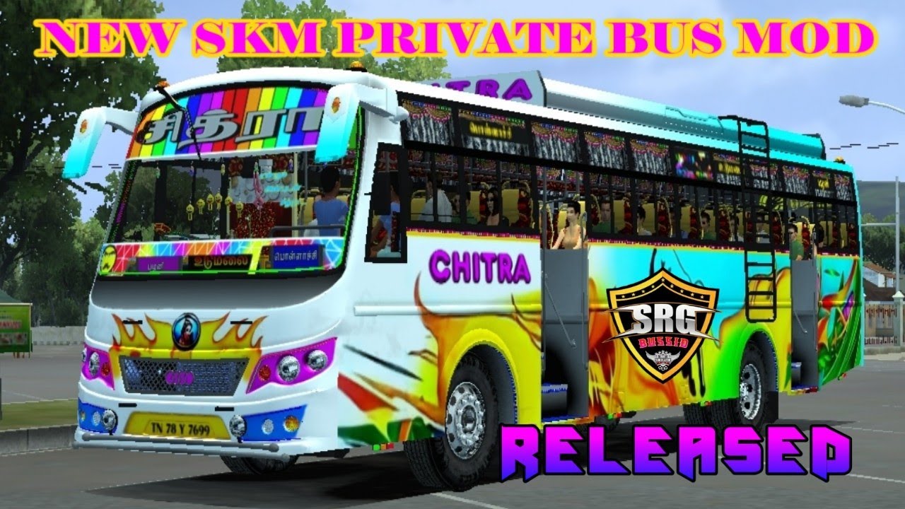🎀⚜️NEW_SKM BUS_TN PRIVATE BUS MOD_LIVERY BY_CHITRA BUS_LIVERY FOR ...