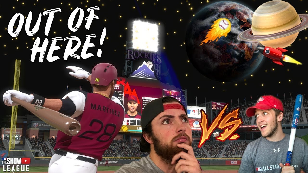 507FT HOME RUN TO OUTER SPACE!? MIGHTY GOAT VS FUZZY! MLB THE SHOW 18 ...