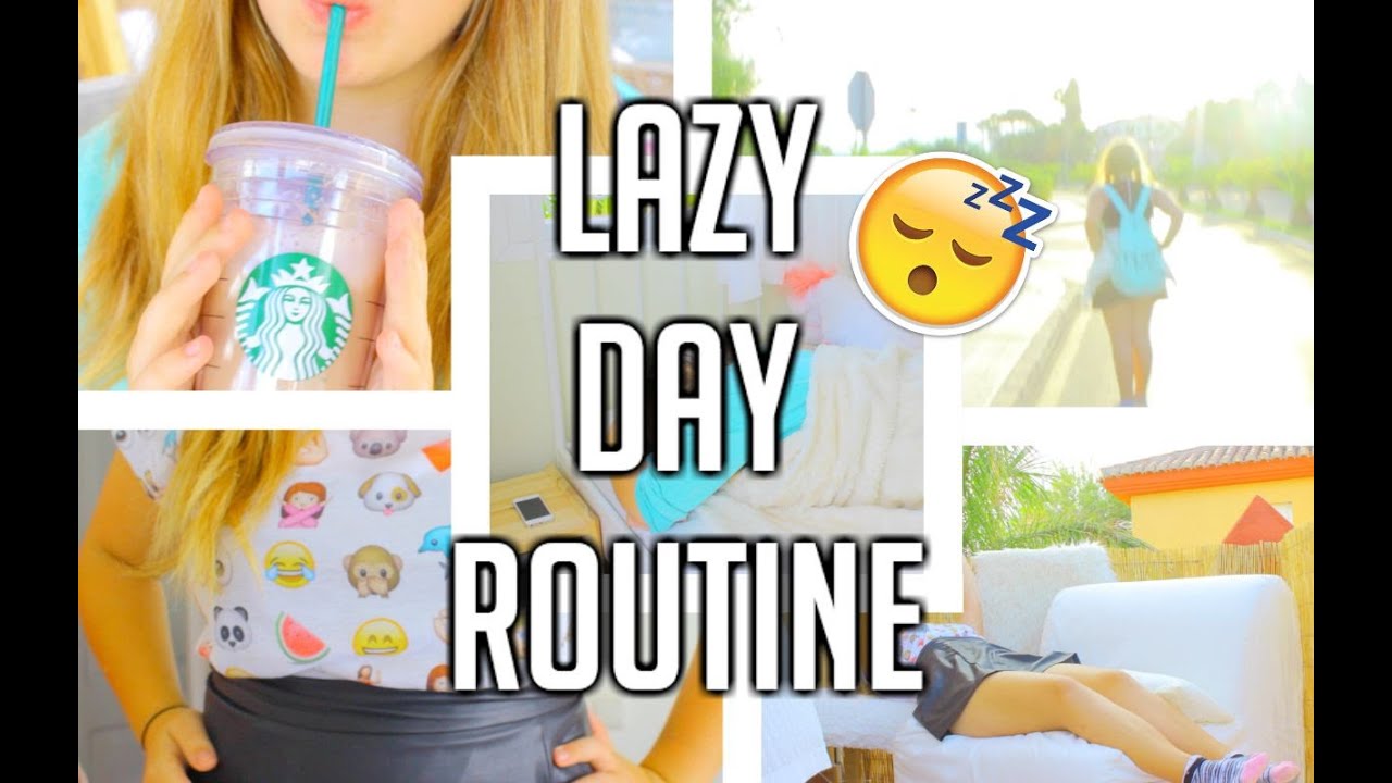 My lazy day routine!!♡| Makeupgirl21 - YouTube
