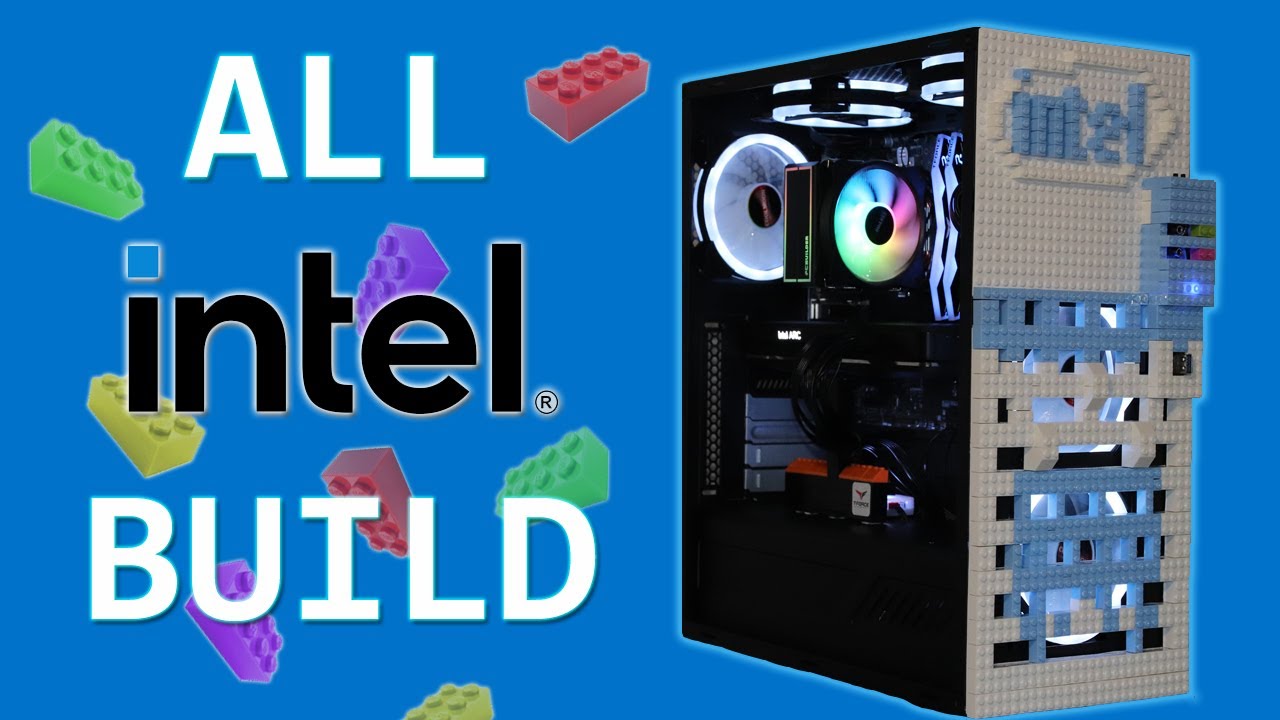 intel 12400f intel arc a750 build - Lego Case Mod - YouTube