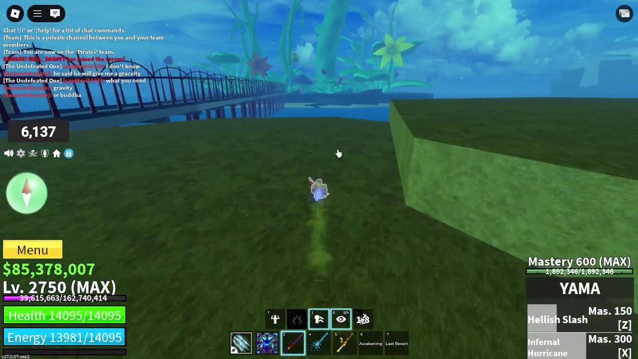 Masterying Rumble Rework In Bloxfruits !! | Roblox - YouTube