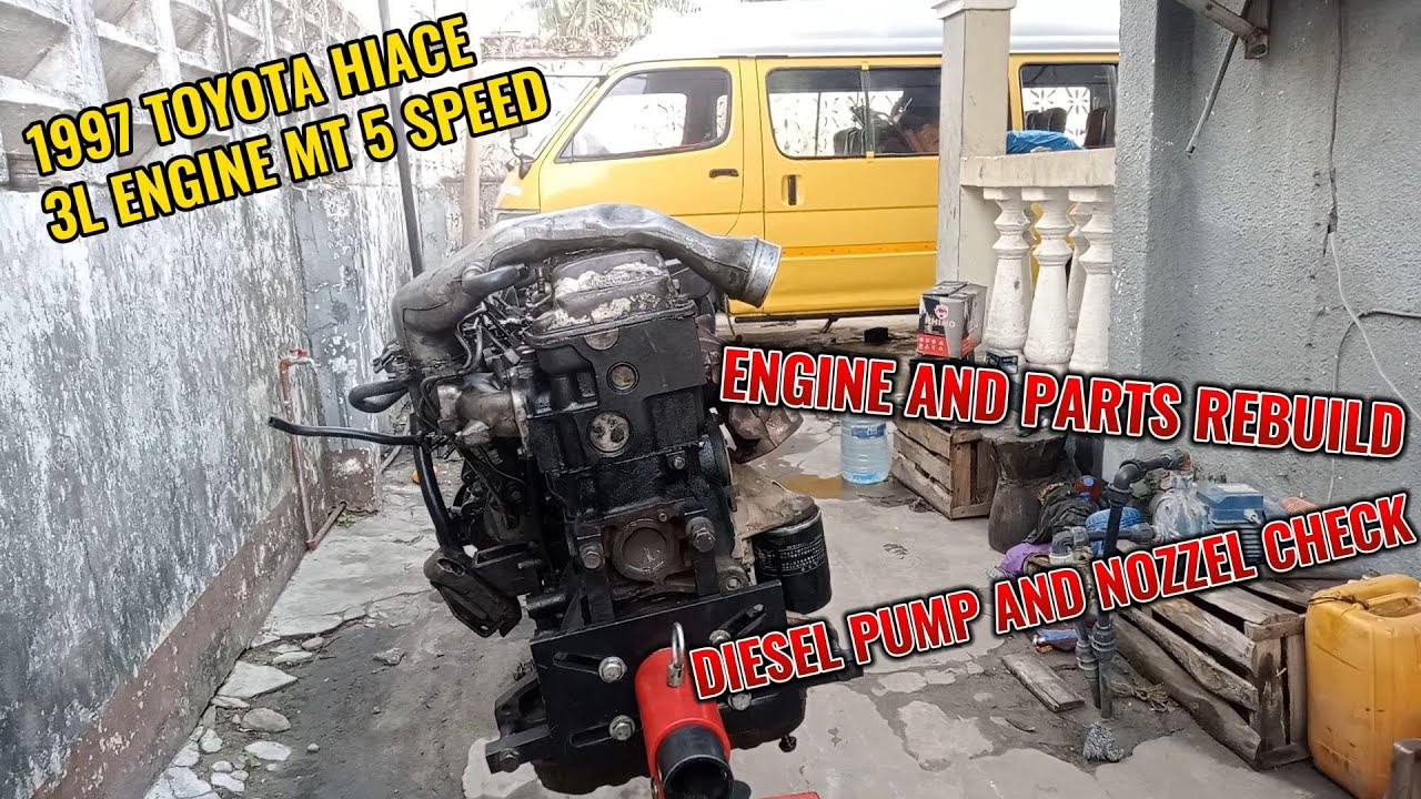 1997 TOYOTA HIACE 3L M/T 5 SPEED - YouTube