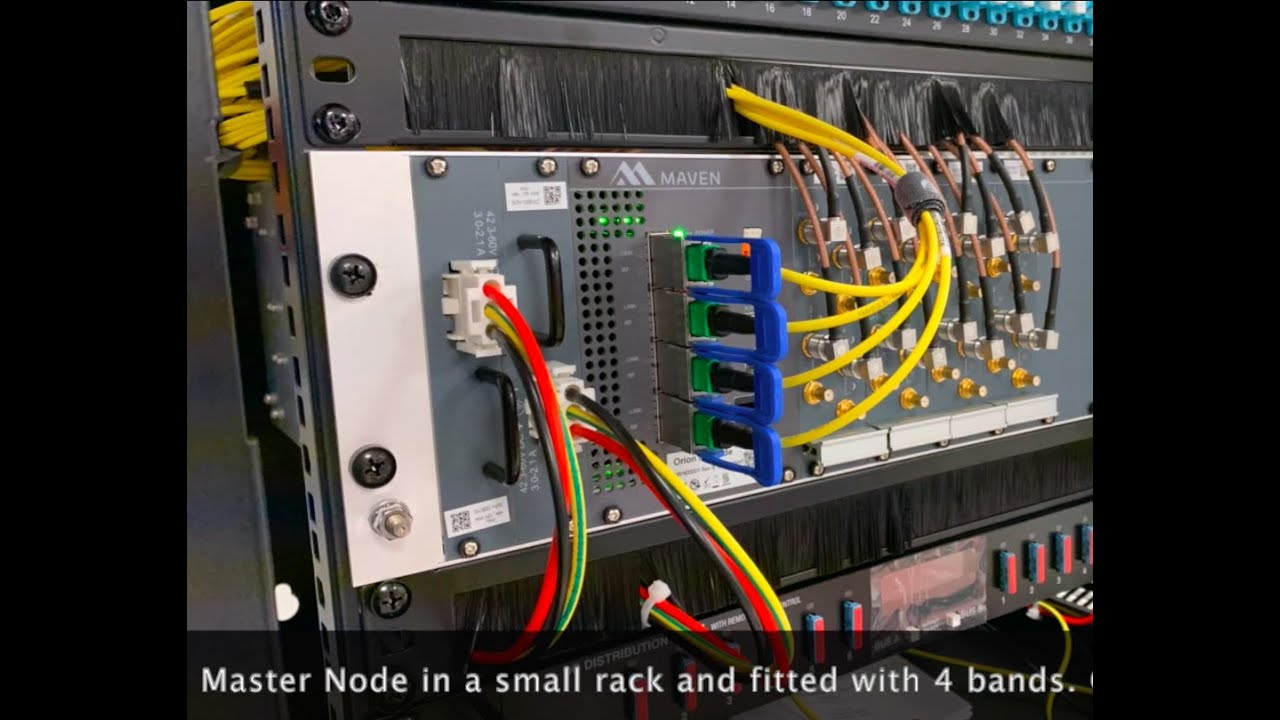 Maven Wireless system rack for quick DAS installations - YouTube