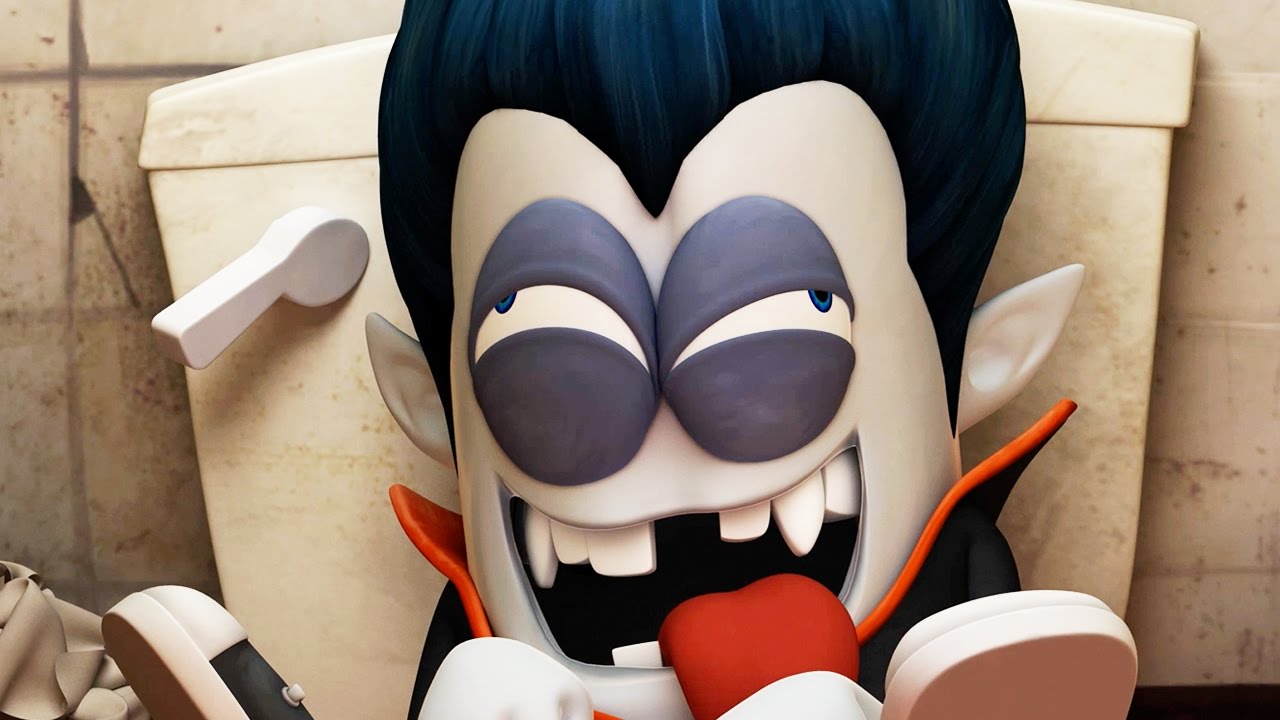 Funny Animated Cartoon | Spookiz Cula's Bathroom Troubles 스푸키즈 ...