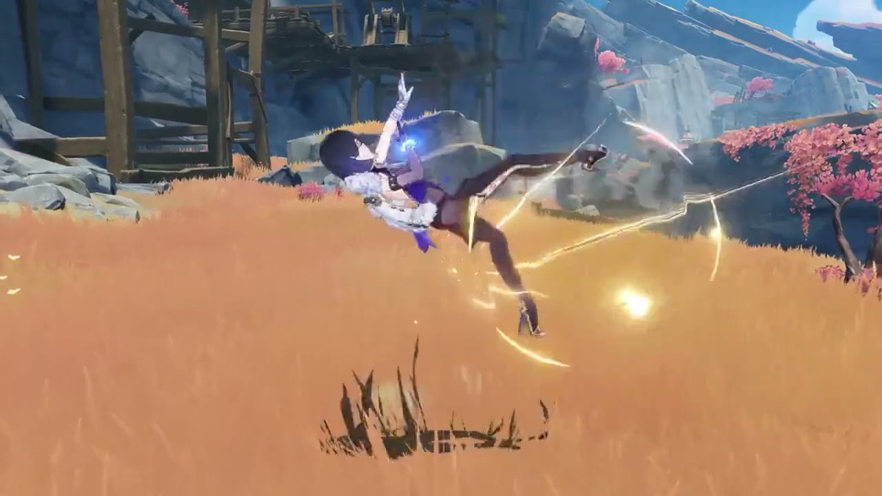 Yelan Gameplay - Normal Attack Skill and Burst | Genshin Impact v2.7 ...