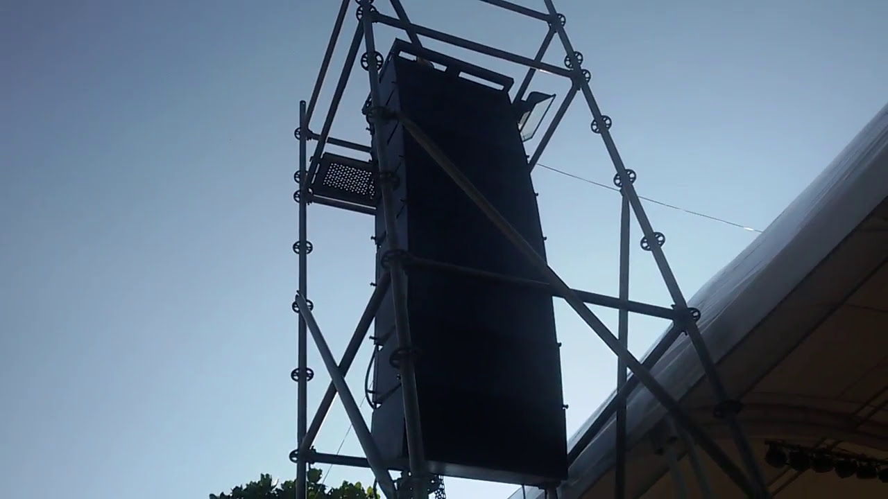 Line Array - Prueba de sonido - YouTube