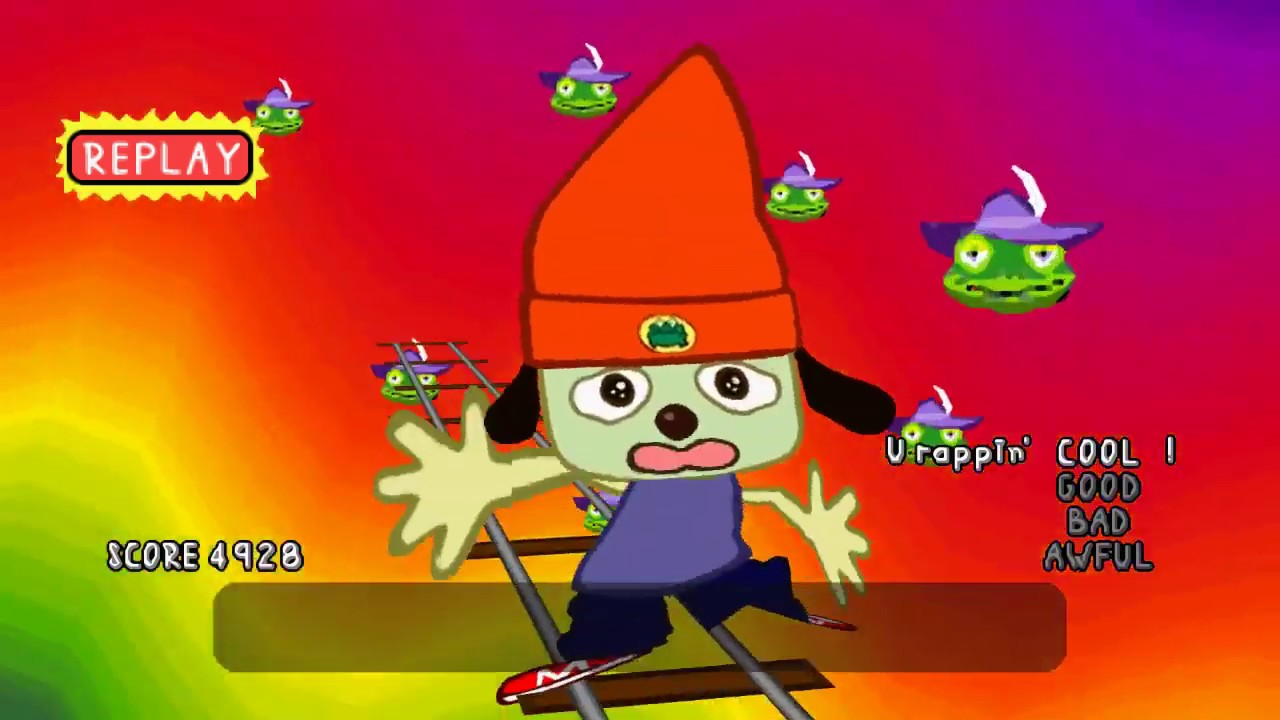 PaRappa The Rapper: Stage 5 score attack (5403) - YouTube
