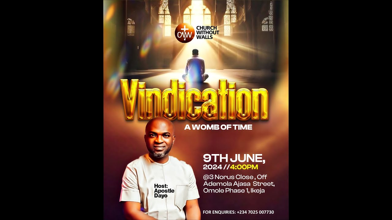 VINDICATION (A WOMB OF TIME) - YouTube