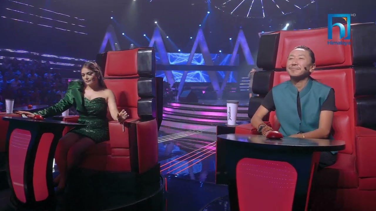 Yogesh Magar "Sangai Bachauna...." | The Voice of Nepal Season 4 - 2022 ...
