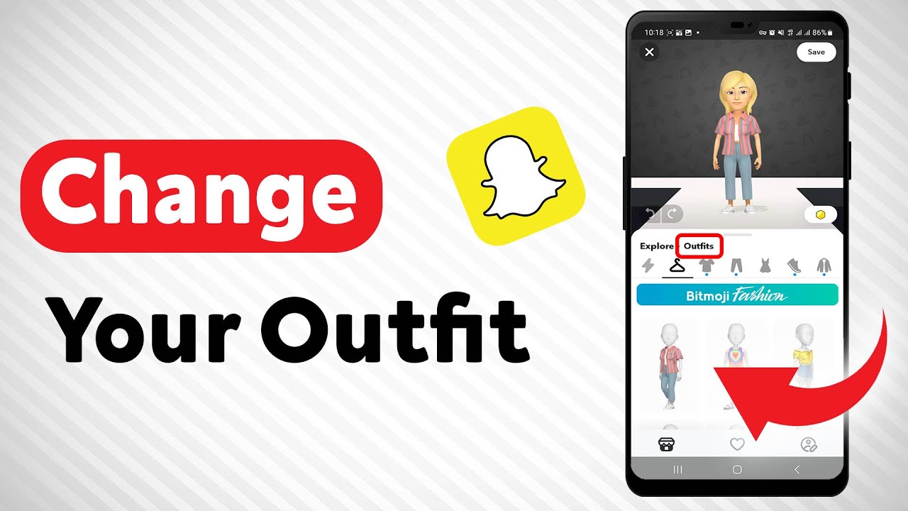 How To Change Your Outfit On Snapchat - Full Guide - YouTube