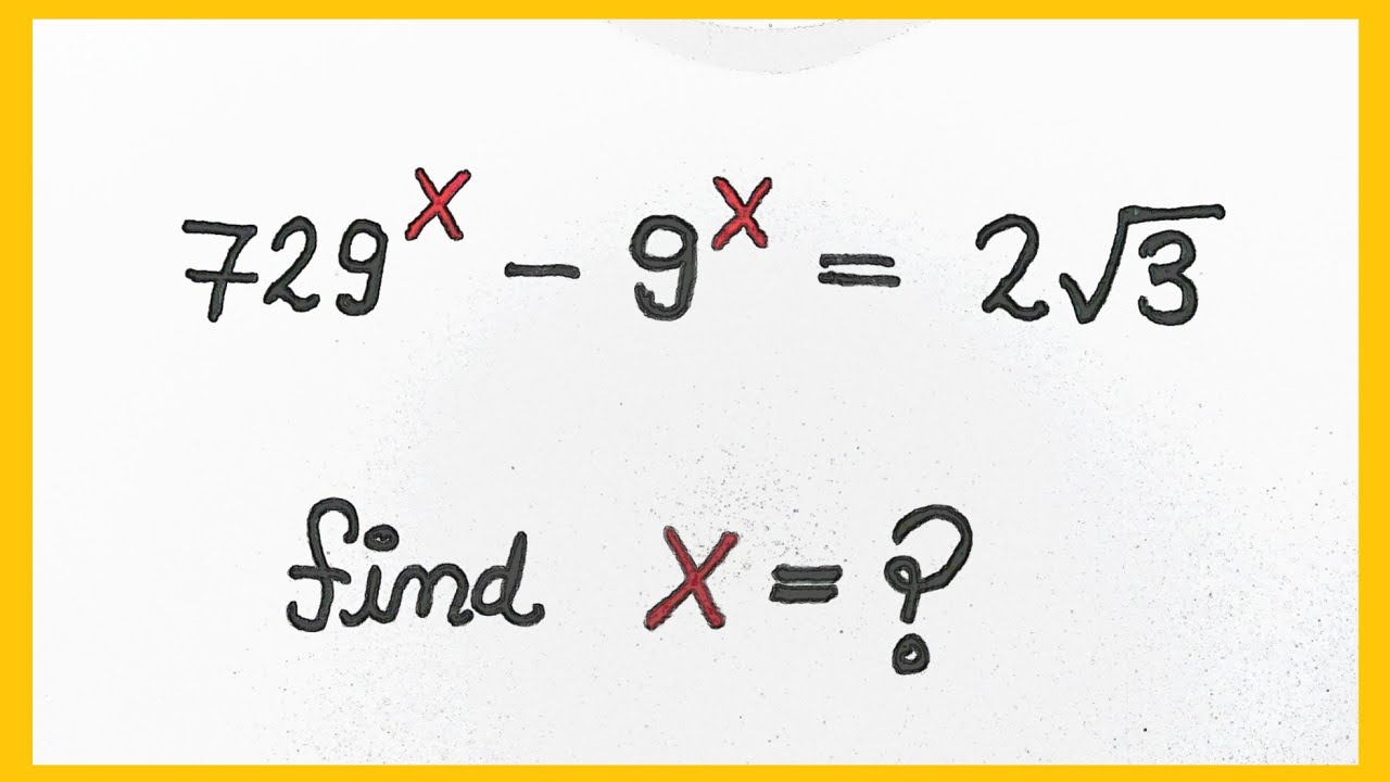 A Nice Exponent Math Problem | Olympiad Math | RK LOGIC - YouTube