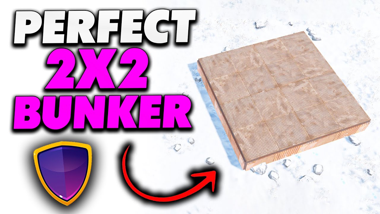 Perfect 2X2 BUNKER In Rust / Rust Base Design 2024 - YouTube