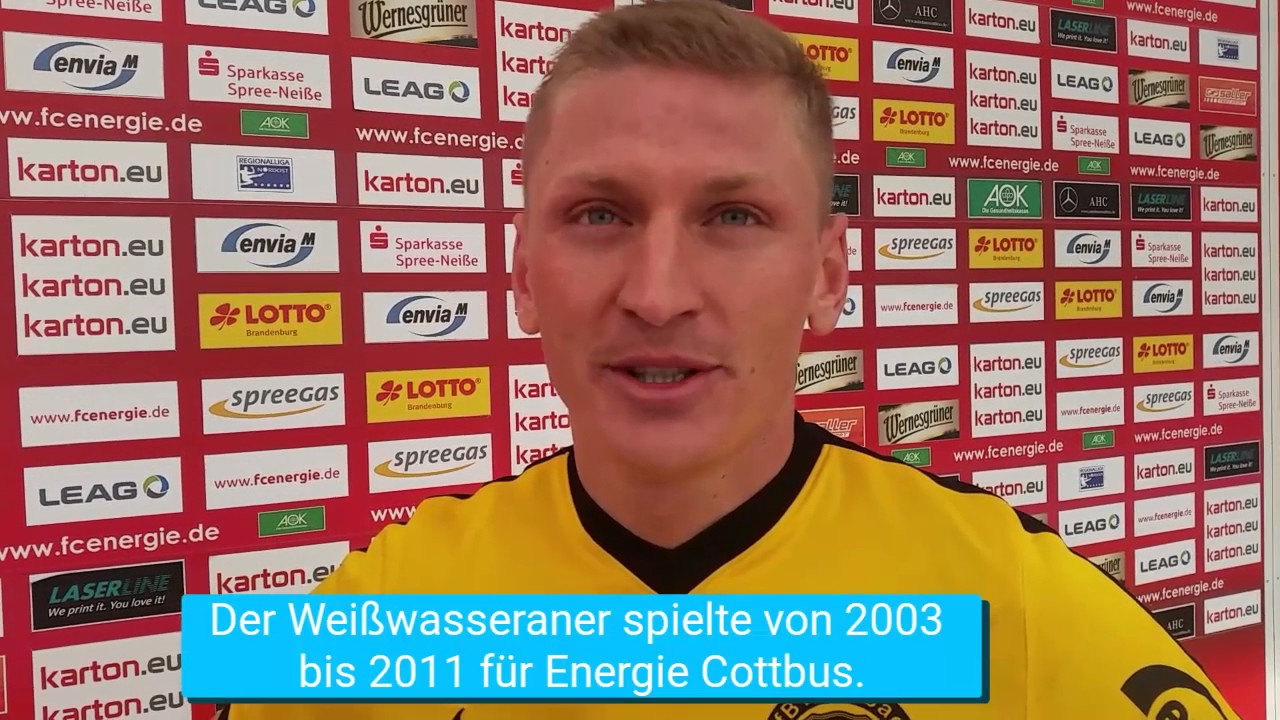 Marc-Philipp Zimmermann (Auerbach) nach der Rückkehr nach Cottbus - YouTube