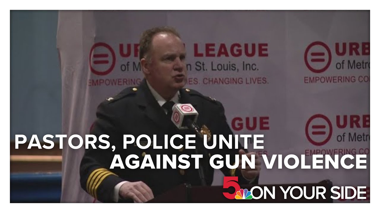 Pastors and police unite against gun violence - YouTube