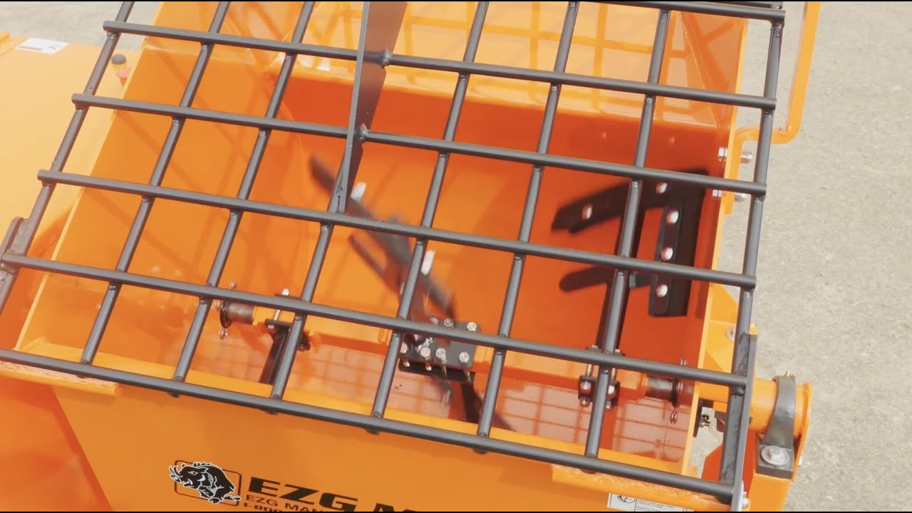 Manual Dump Concrete Mixers by EZG Manufacturing - YouTube