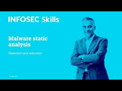 11 - Malware Static Analysis - Dissection Sans Execution By Emmanuel (Infosec Skills) - YouTube