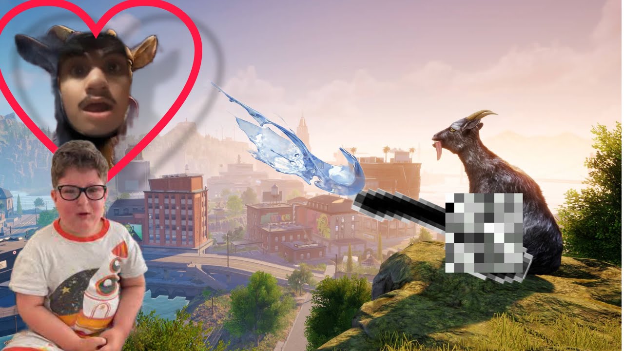 HOW TO GET IN THE sigma-nation while playing Goat Simulator3 🍷🗿🐺 ...