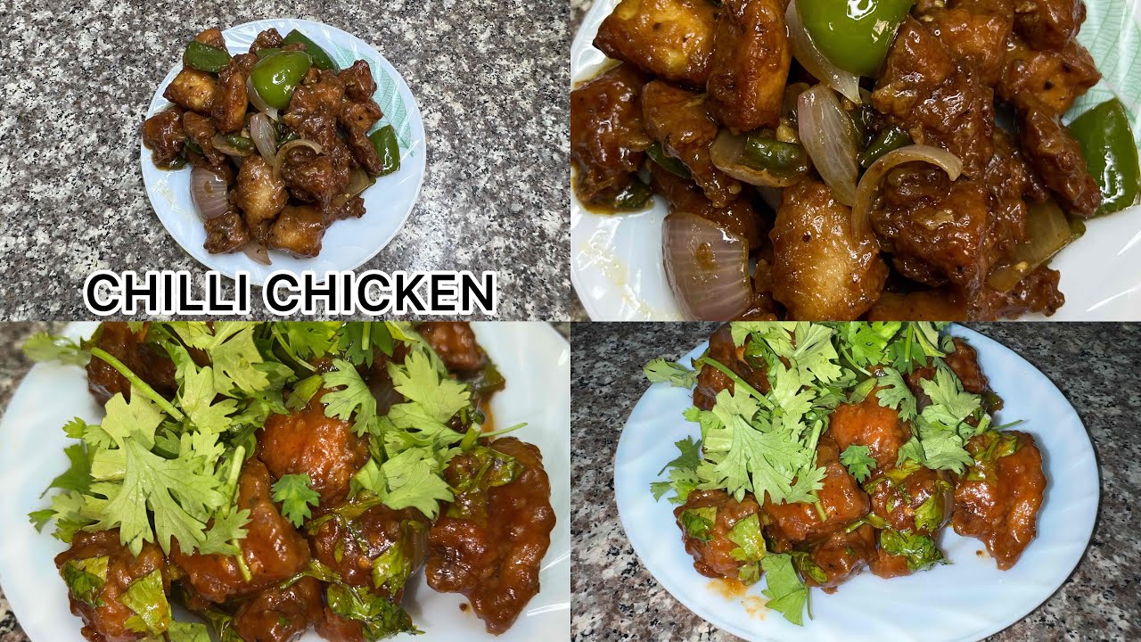 CHILLI CHICKEN || Dry chilli chicken Recipe by Foodies kitchen with Amna - YouTube