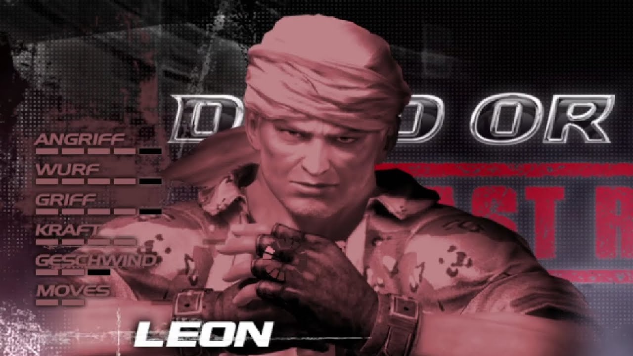 Dead or Alive 5: Last Round Acade: Leon - YouTube