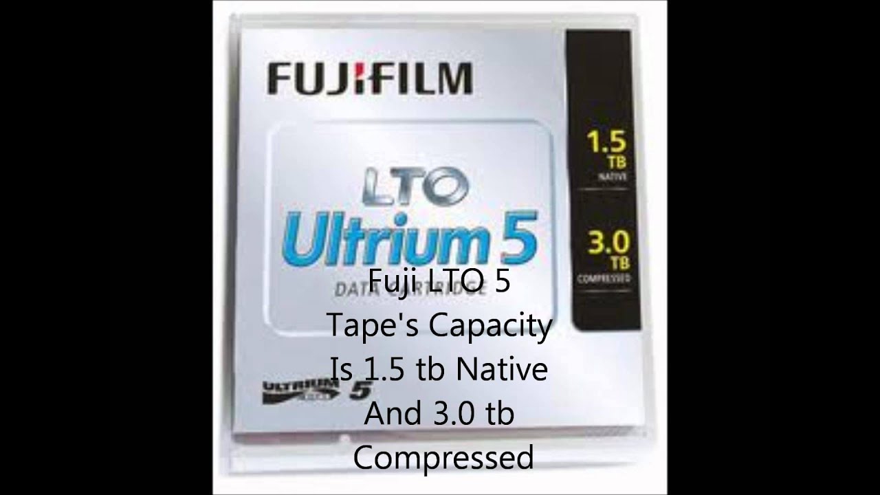 FujiFilm LTO 5 Tape Cartridge One Of The Best Amongst LTO-5 Tapes - YouTube