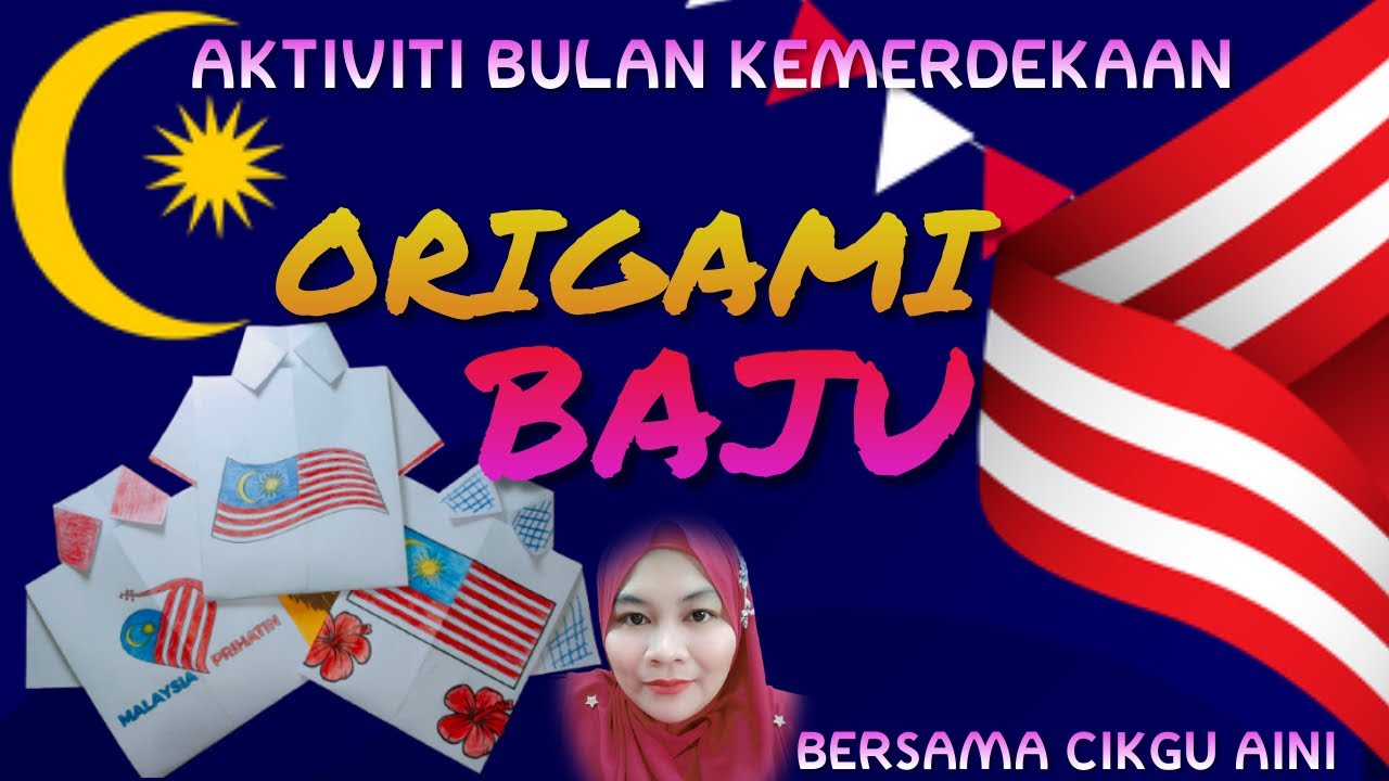 HOW TO MAKE AN EASY ORIGAMI - SHIRT ORIGAMI BAJU AKTIVITI BULAN ...