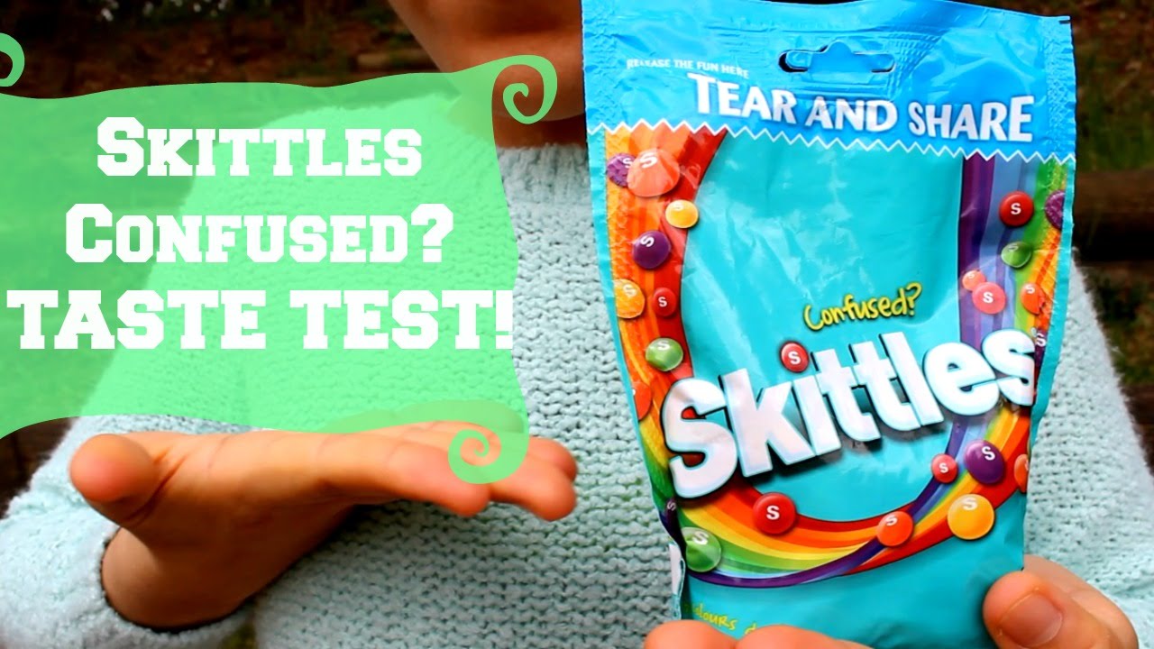 Skittles confused taste test - YouTube