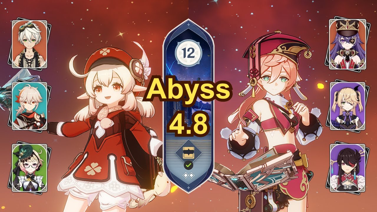 Burning Klee | Overload Yanfei | Spiral Abyss 4.8 | Genshin Impact ...