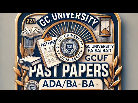"BA,ADA English Past Papers | GC University Faisalabad | Ace Your Exams ...