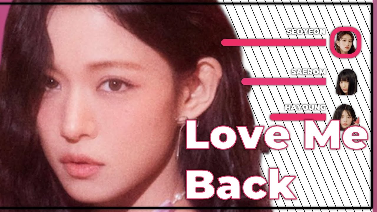 Fromis9 Love Me Back Line Distribution Colorcoded Youtube