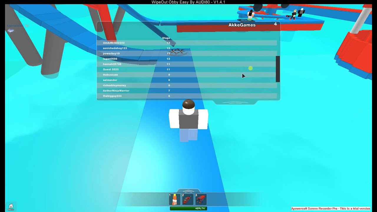 Roblox Wipeout obby Part 1 - YouTube