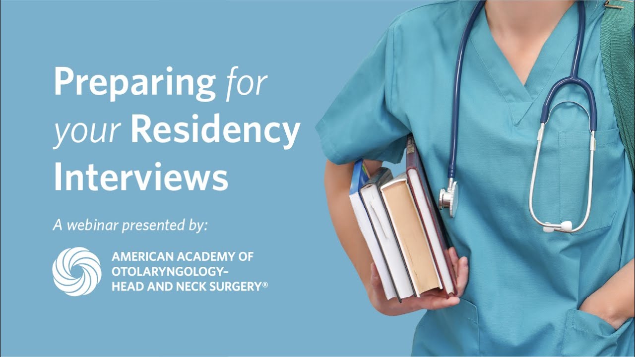 Preparing for your Residency Interviews - YouTube