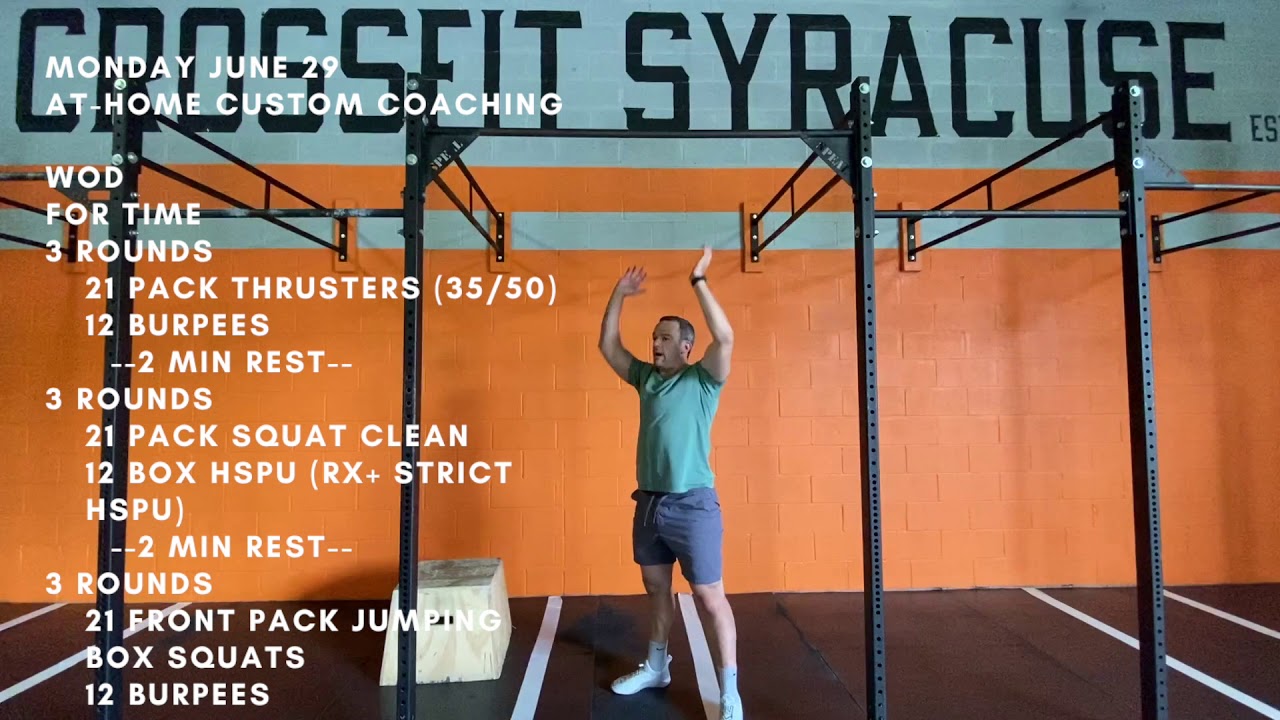 At-Home Custom Coaching - Monday June 29th - YouTube