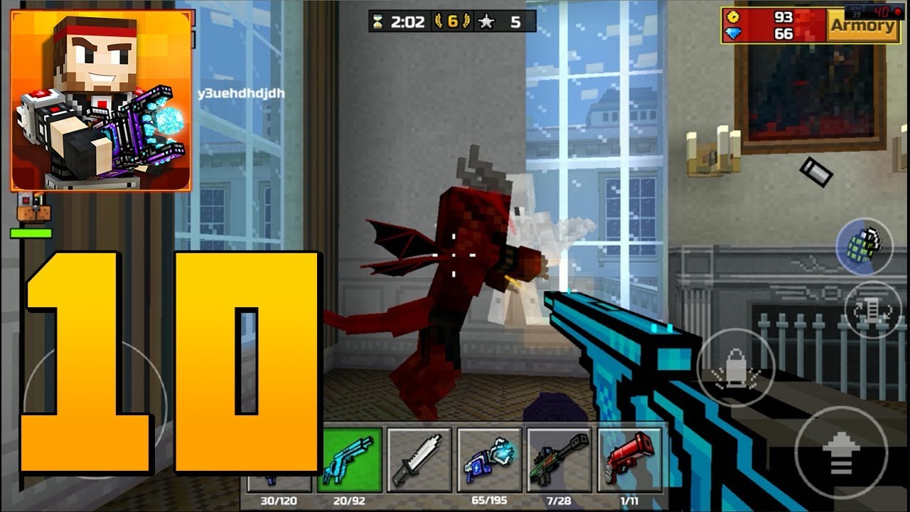 Pixel Gun 3D - Gameplay Walkthrough Part 10 - Fast Death real name is ...