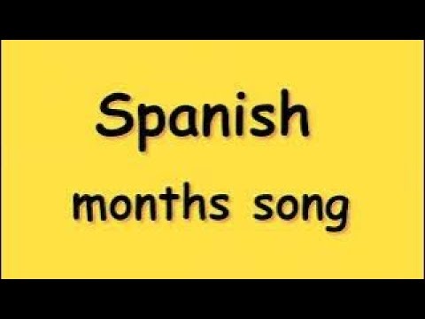 Spanish months song - Spanish months of the year song - YouTube