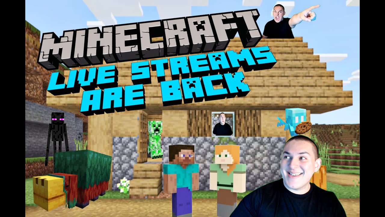Minecraft Live Streams Are Back On The Channel! - YouTube
