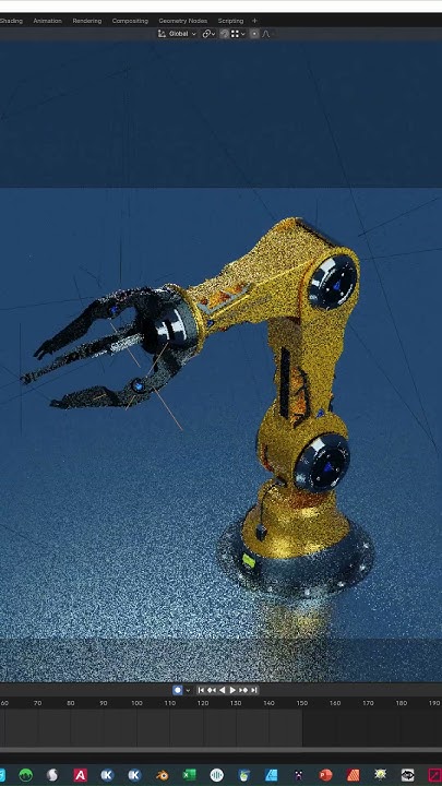 Created Mechanical Model in Plasticity and animating in Blender #3d # ...