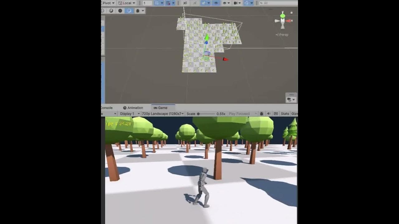 [Unity] Simple Open World chunks system. #unity3d #openworldgames - YouTube