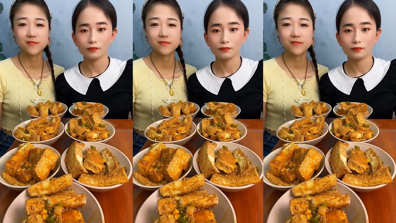 ASMR MUKBANG EATING SOUNDS #052 | Eat normally without wasting food ...