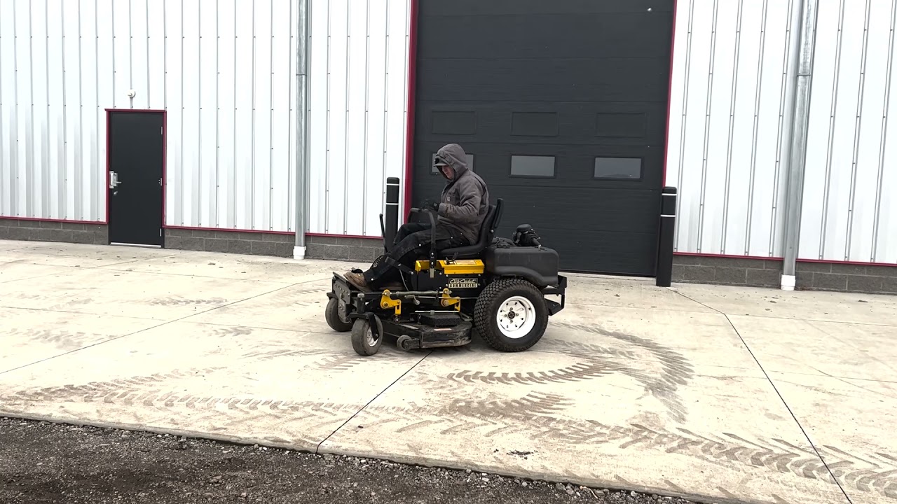 Lot 708, 2008 Cub Cadet Tank Zero-Turn Mower - YouTube