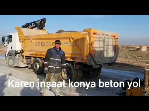 Karen inşaat konya beton yol Karen construction konya concrete road #gomaco #betonyol #konya #beton