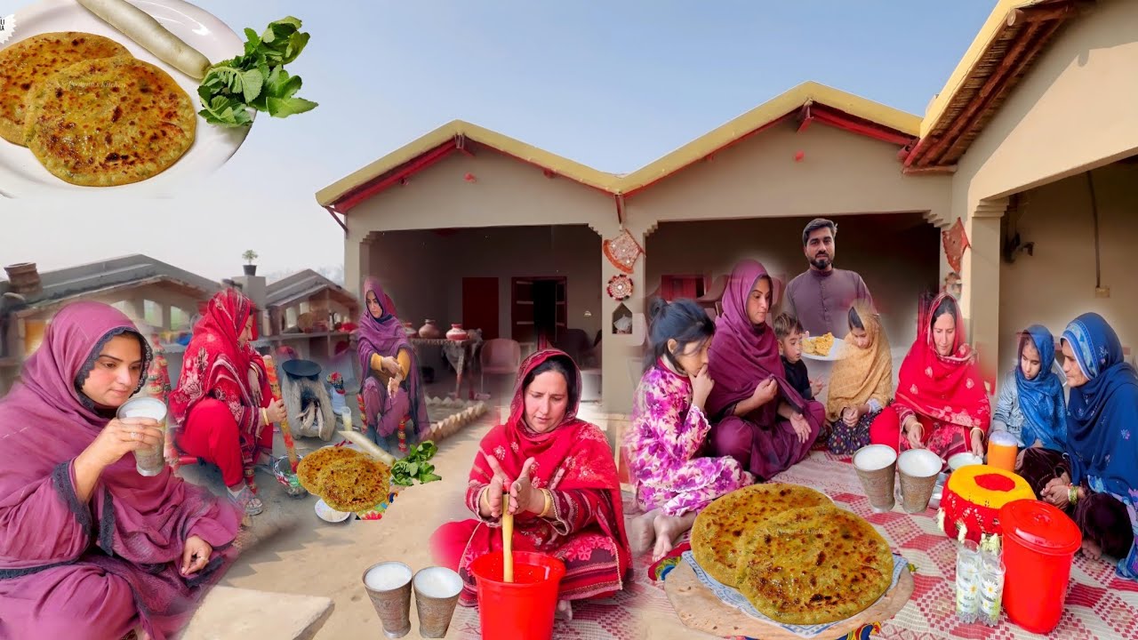 Making Molly Paratha in Clay Pot from Home Guru Radesh Lea Village ...