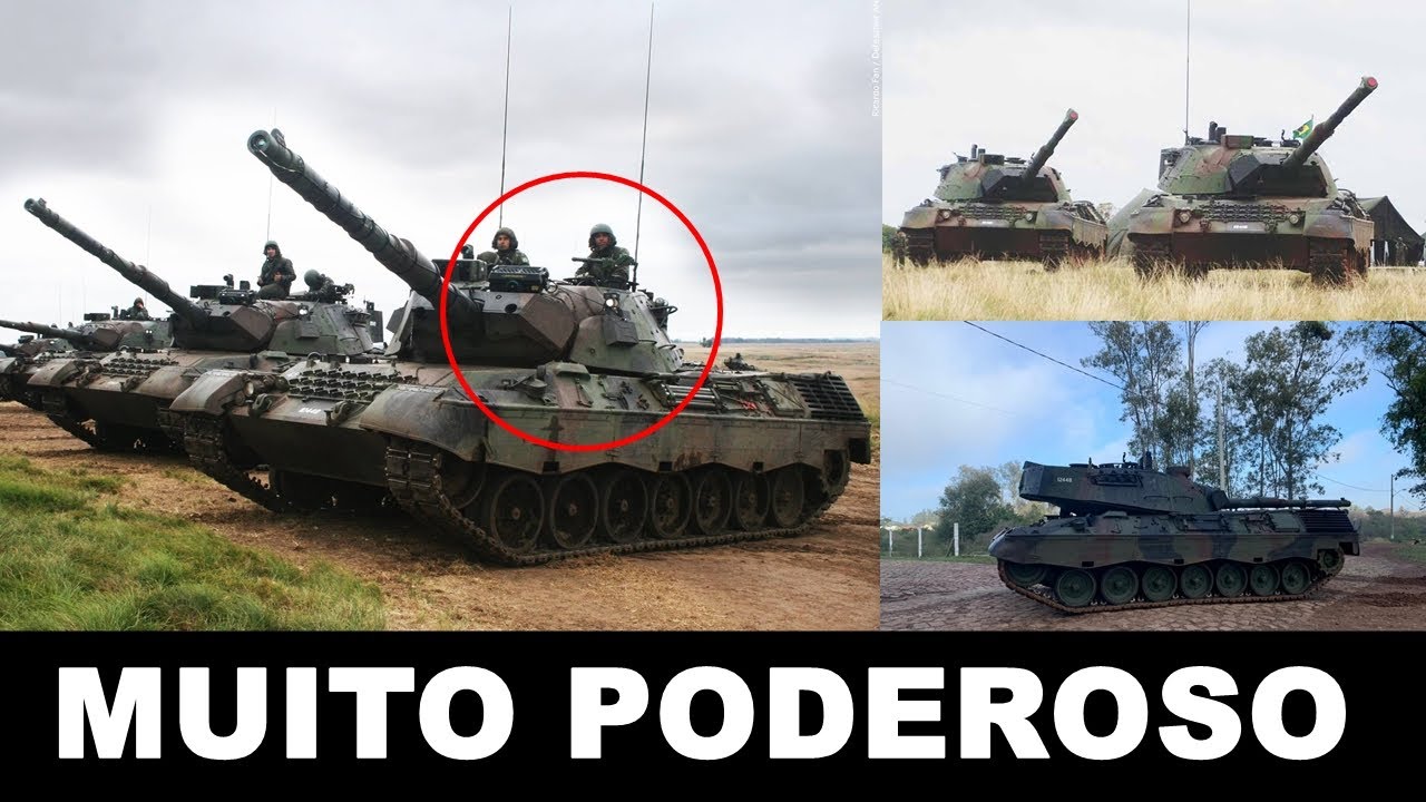 BRASIL AUMENTA PODER DE FOGO COM BLINDADO LEOPARD 1 A5 - YouTube