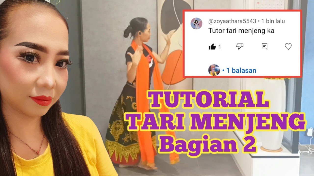 Tutorial Tari MENJENG bagian akhir - YouTube