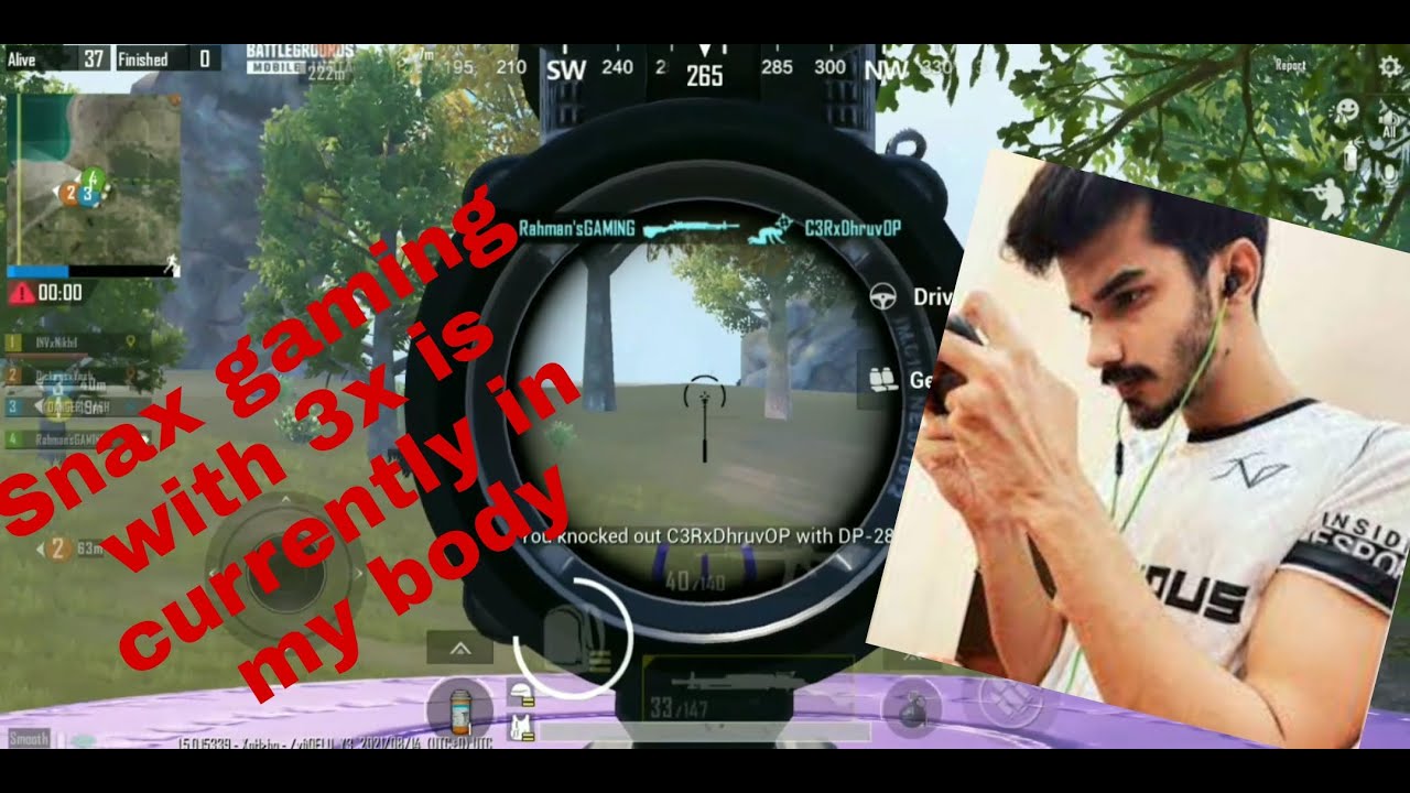 Snax gaming with 3x is currently in my body | SAMSUNG A3, A5,A6,A7,A10 ...